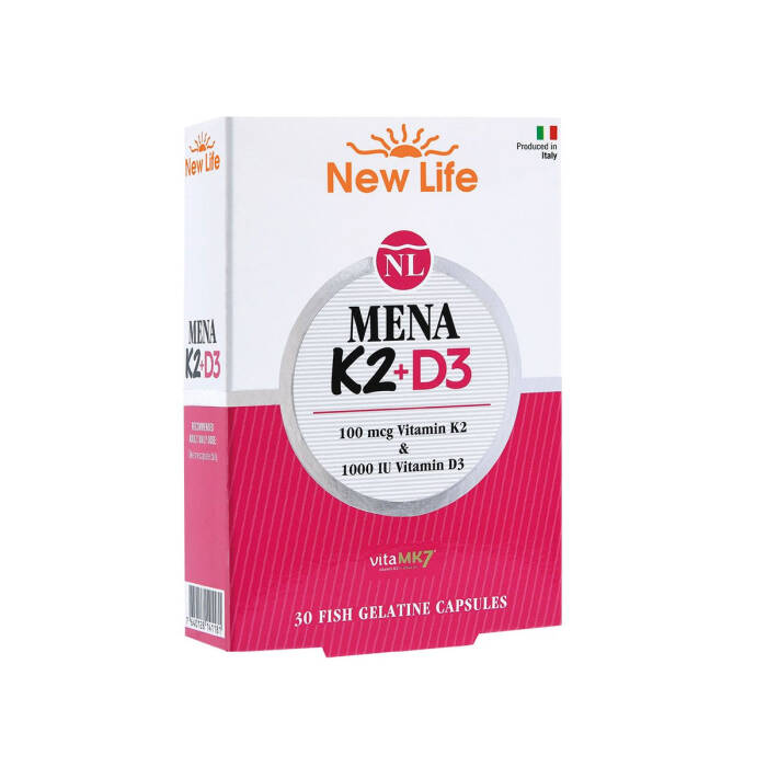 New Life Mena K2+D3 30 Kapsül - Hızlı Kargo
